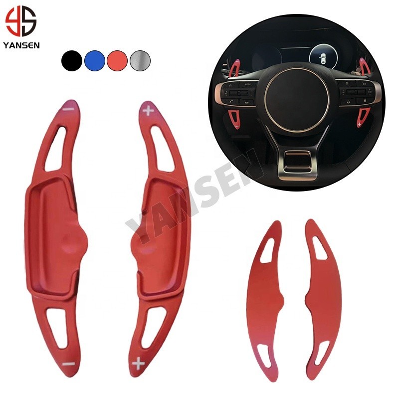 Car steering shifter paddle extension wheel dsg sticker for Kia K5 DL3 ...