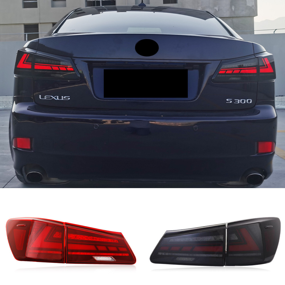LED Tail Lights for Lexus IS250 IS350 ISF 2006-2012 LED DRL Car Light ...