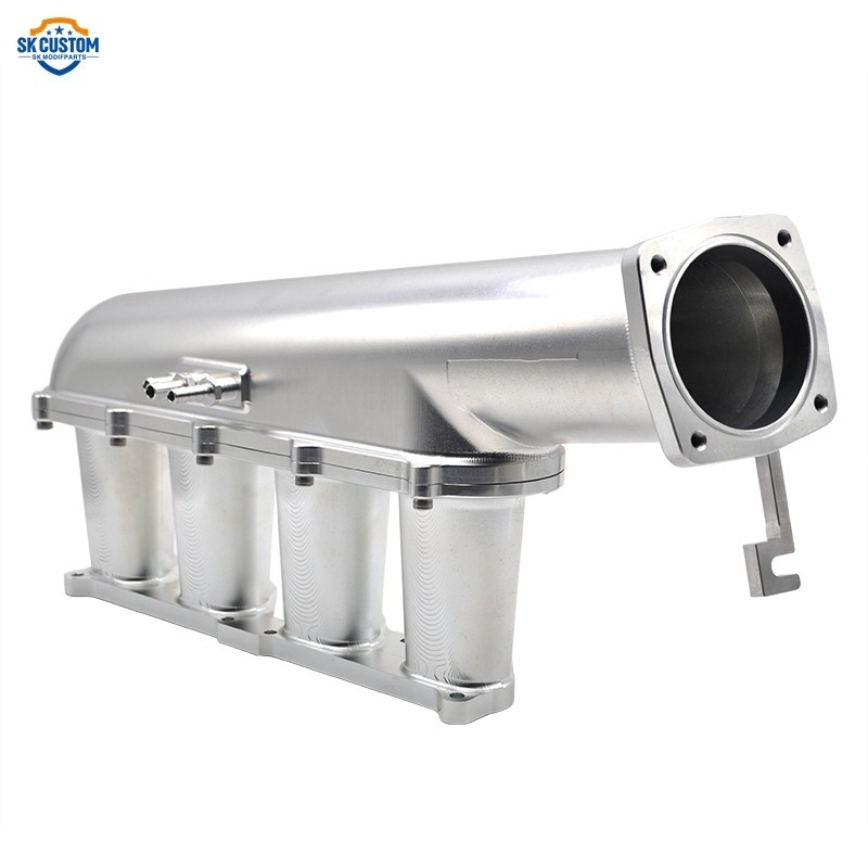 SK CUSTOM Factory CNC Aluminum Anodized Intake Manifold For Sr20 CVT ...