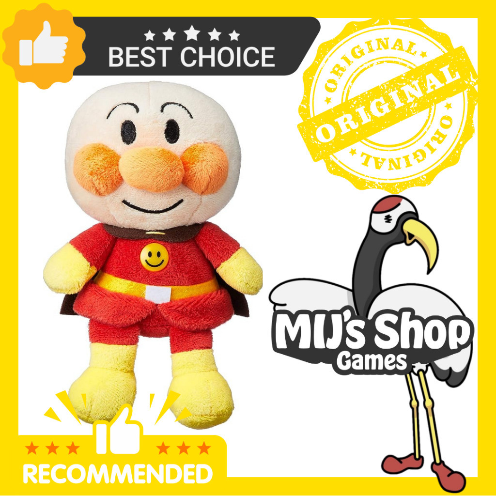 SEGA TOYS Anpanman Pre-Chii Beans S Plus Anpanman Compact size plush ...