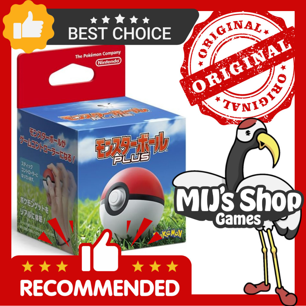 Poke Ball Plus Pokemon Nintendo Switch 2018 Let's Go Pikachu Eevee ...