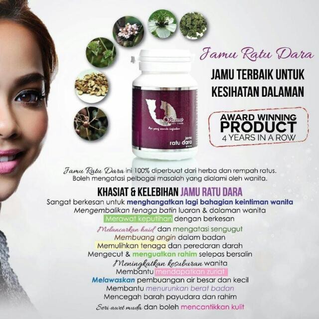 🛍️ORIGINAL JAMU RATU DARA (60 CAPSULES) | Shopee Malaysia