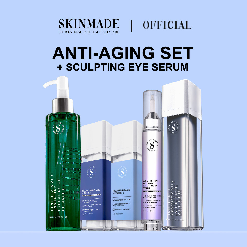 SKINMADE Anti Aging Set with Super Retinal Eye Serum Skincare | Shopee ...