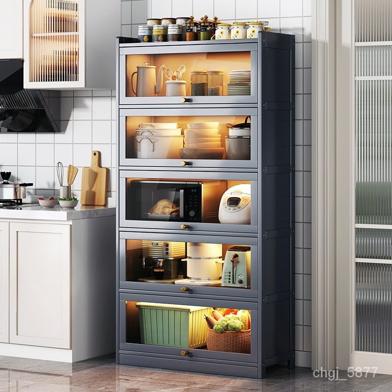 KY-6/Kitchen Shelf Multi-Function Sideboard Cabinet Dust-Proof Cabinet ...