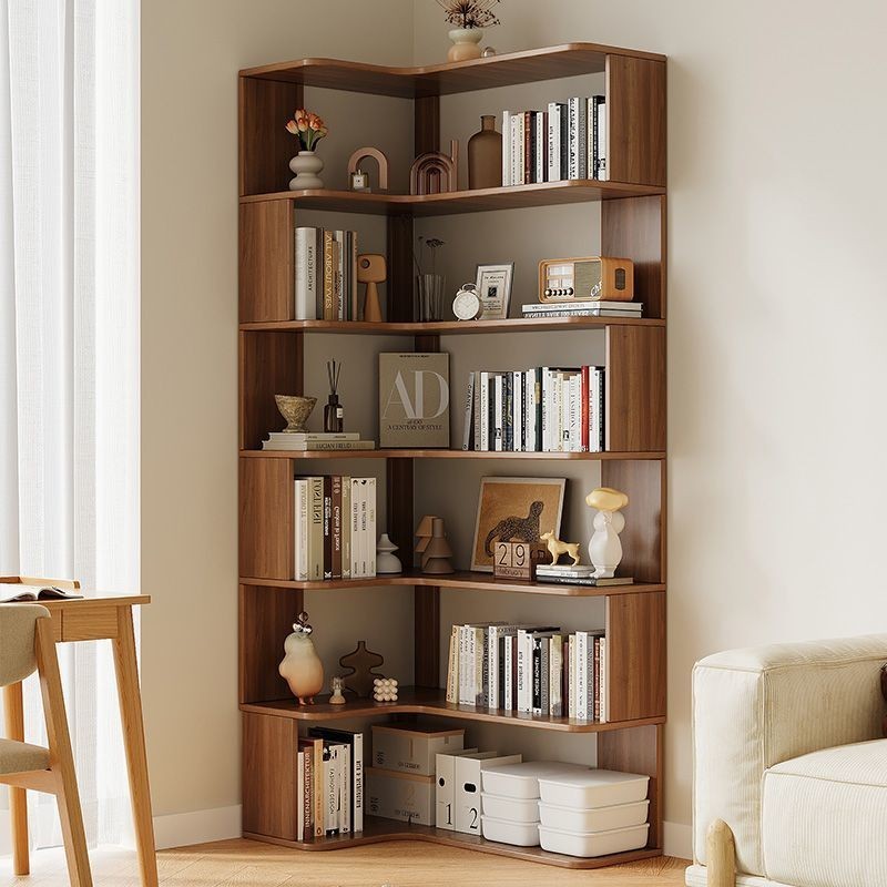 L Shape Home Organizer Bedroom Book Cabinet Almari Buku Display Cabinet ...