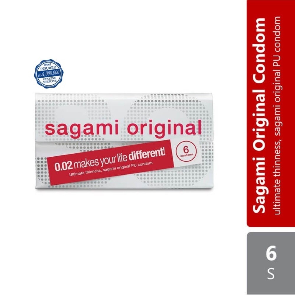 Sagami Original 0.02 Non Latex Condom (6S) | Shopee Malaysia