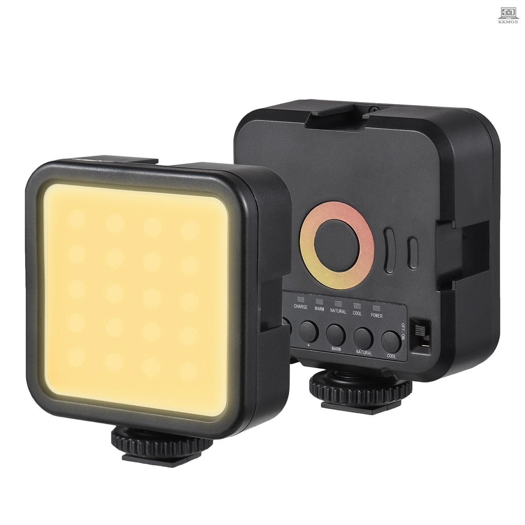 Mini Photography Lamp Dimmable LED Light Portable Vlog Light with Bi ...