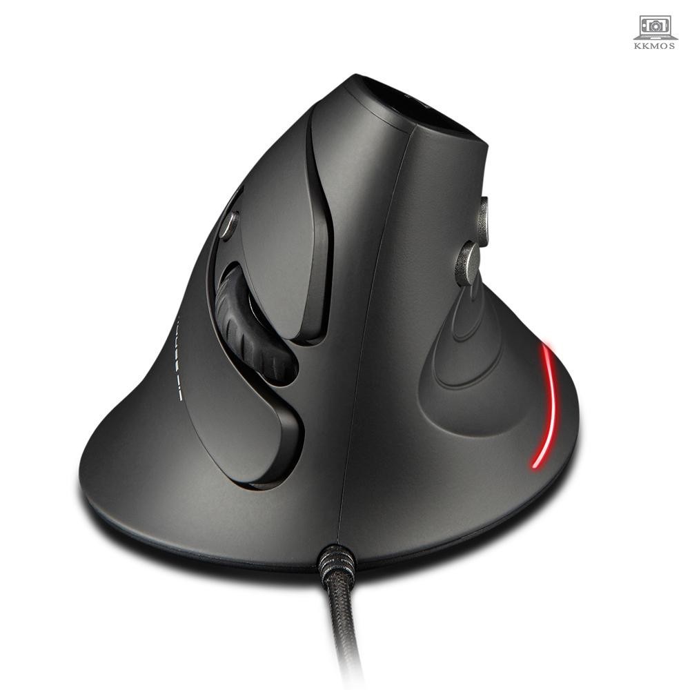 ZELOTES T-30 Wired Optical Mouse Vertical Mouse USB Wired Gaming Mouse ...