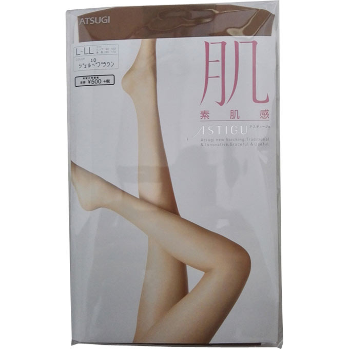 ATSUGI ASTIGU [Skin] Bare skin LLL Gelbe Stockings Plain Stockings Stockings Please stretch them ...