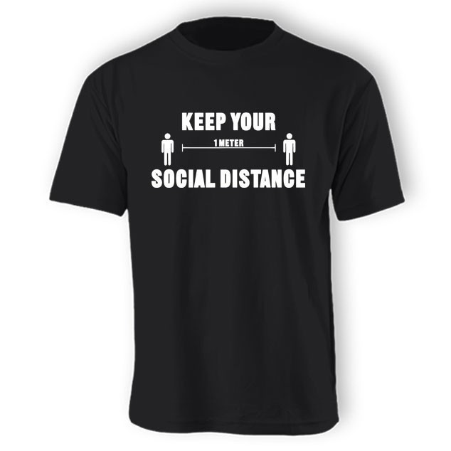 (Unisex) Keep Your 1 Meter Social Distance ( In Meter ) | Shopee Malaysia
