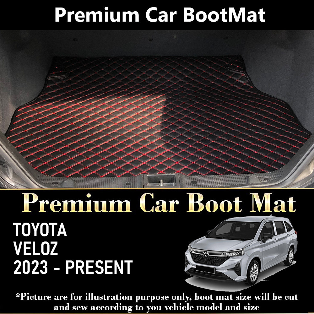 TOYOTA VELOZ 2023 2024 2025 Boot Mat Car Boot Carpet VIP Boot Tray ...