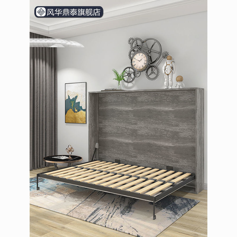 Get 7% coupon+gift】ible Wall Bed Double Wall-Mounted Bed Frame ...