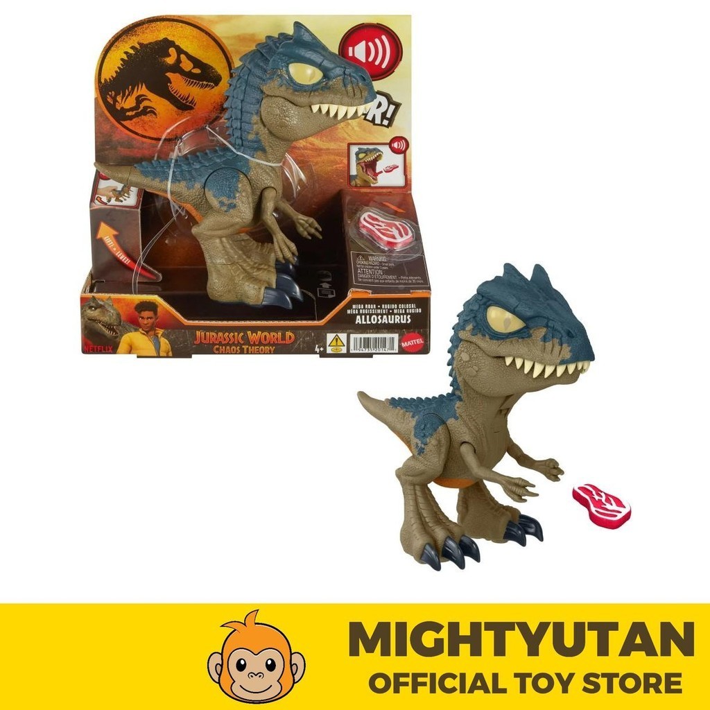 [Original] Jurassic World Chaos Theory Mega Roar Allosaurus Toys for ...