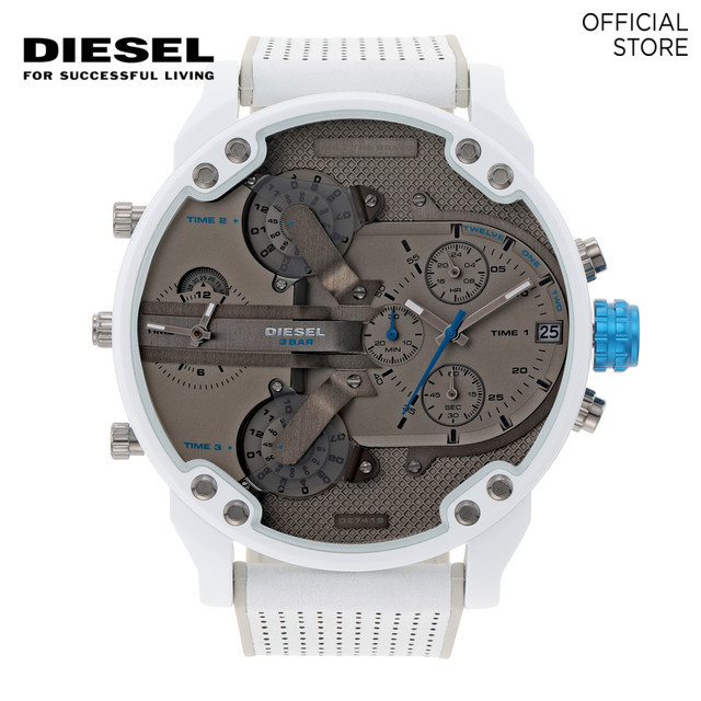 Diesel Men's Mr. Daddy 2 Analog Watch ( DZ7419 ) - Quartz, White Case ...