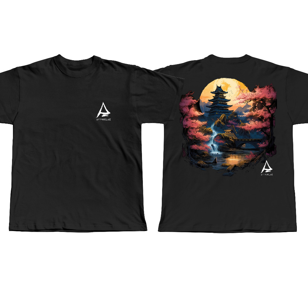 Sakura by Attirelab Graphic Design Tshirt Baju Lelaki Plus size- 100% ...