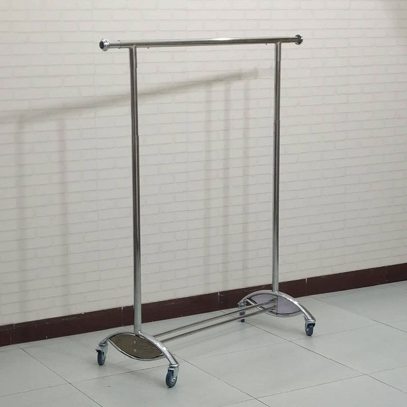 JY-H/Clothing Store Hanger Display Stand Mobile Retractable Folding ...
