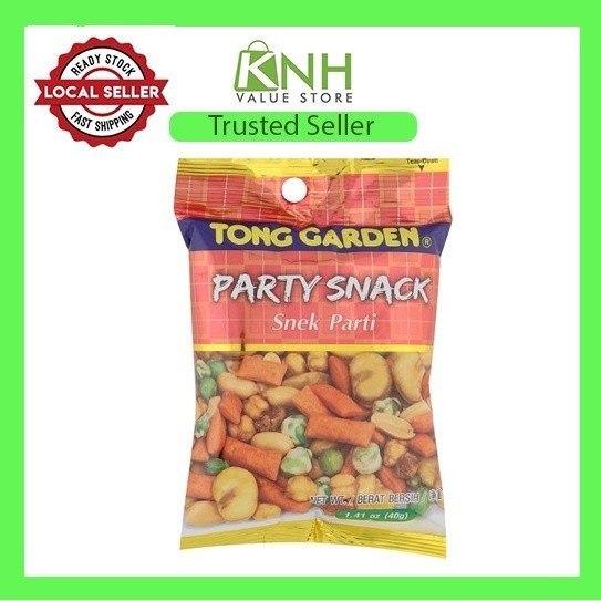 Tong Garden Party Snack 40g Mixed Nuts - Kacang Campur Snek Sedap ...