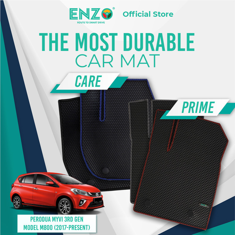 ENZO Car Mat- Perodua Myvi 3rd Gen Model M800 (2017-Present) | Shopee ...