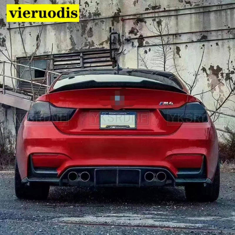 For BMW F80 M3 F82 F83 M4 4 Series 2014-2017 Carbon Fiber Rear Diffuser ...