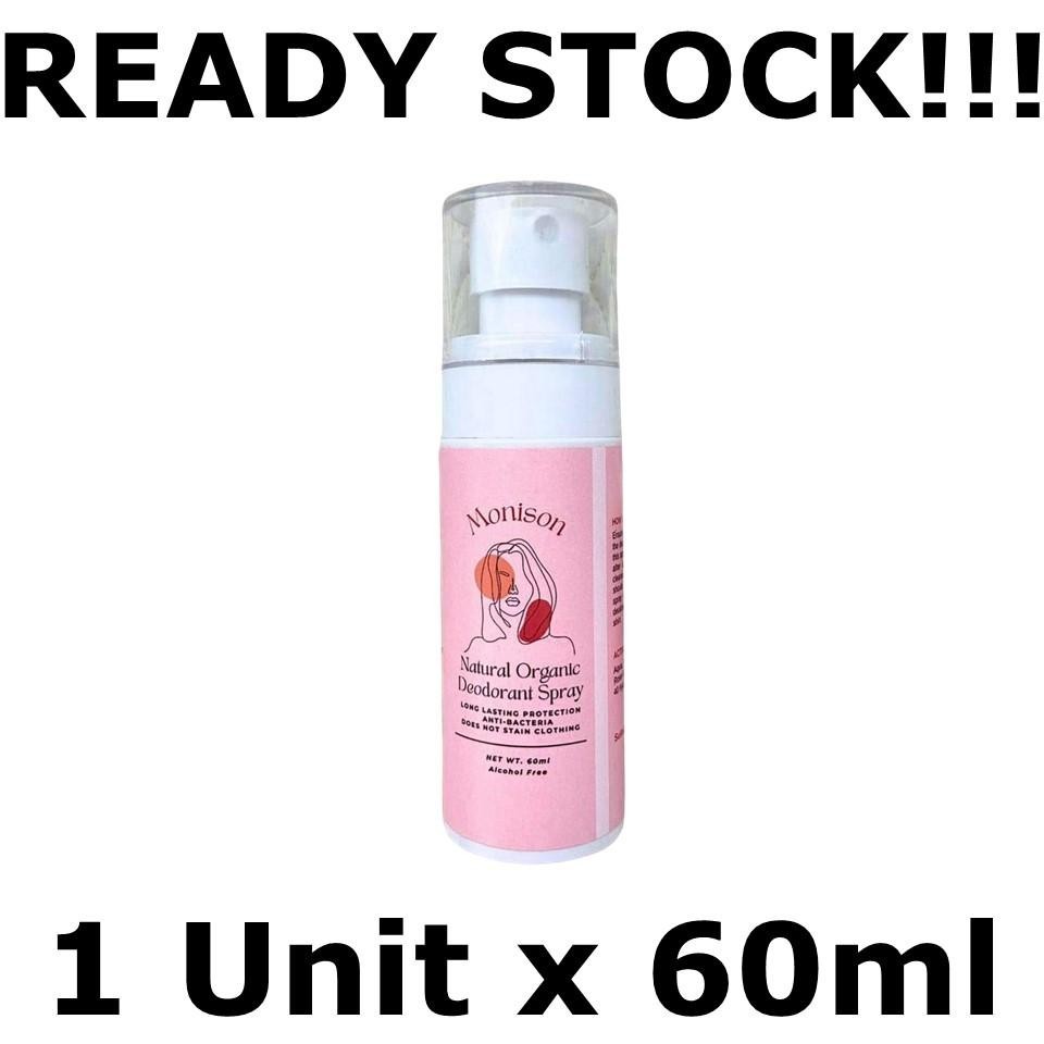 Monison Nature Care Deodorant Spray 1 time effect Organic 100% natural ...