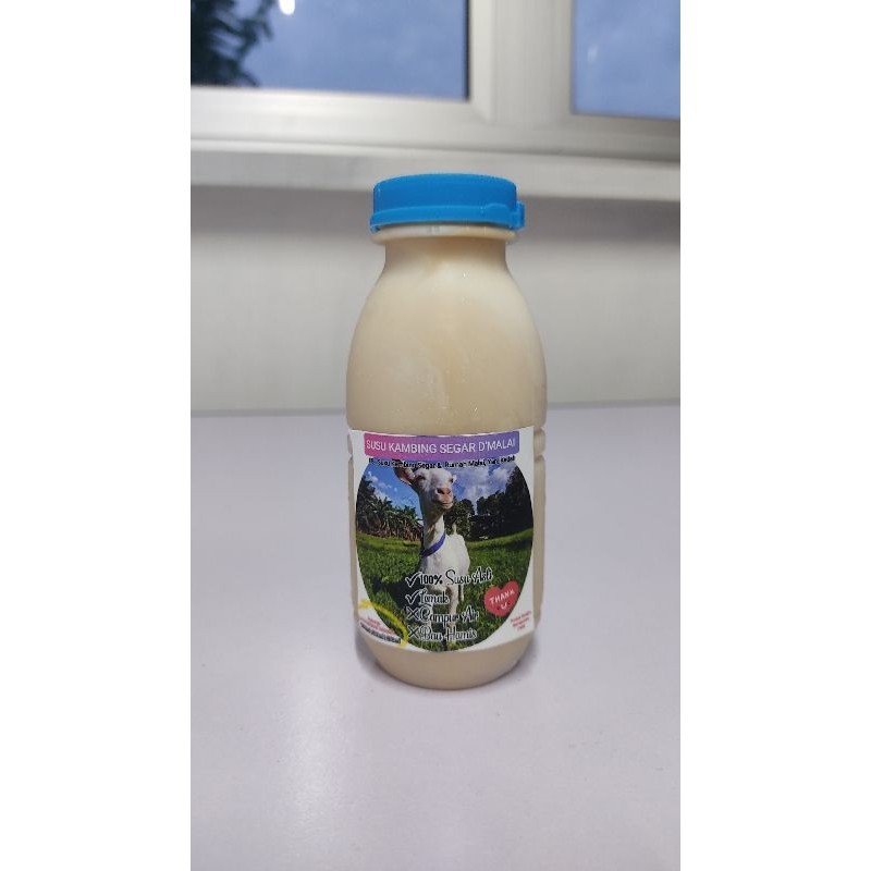 🔥💯 PRODUK MUSLIM 150g/Botol Susu Kambing Segar | 6 Perisa | + Stevia ...