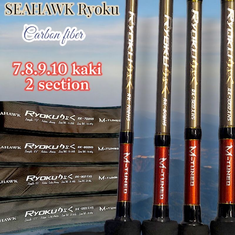 Rod Seahawk RYOKU spinning Rod 10 kaki 7,8,9 kaki spinning surf rod ...
