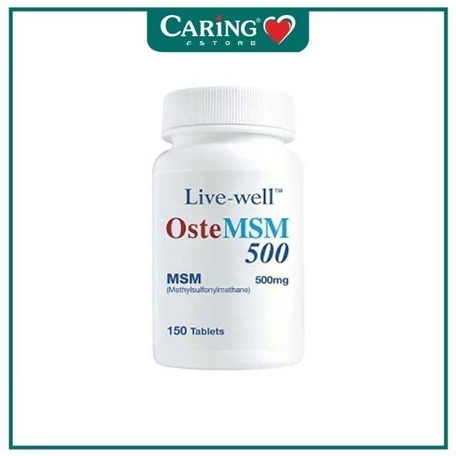LIVE-WELL OSTEMSM 500MG FOR HEALTHY JOINT TABLET 150S | Shopee Malaysia