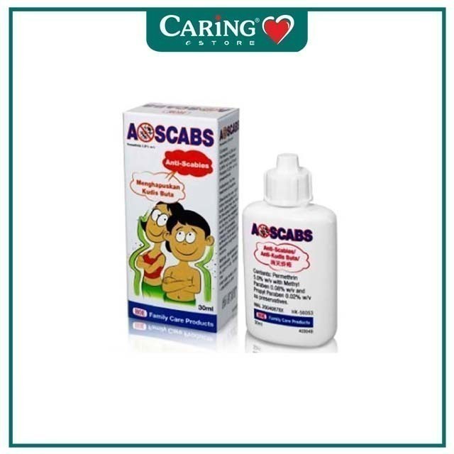 A-SCABS ANTI-SCABIES LOTION 30ML | Shopee Malaysia