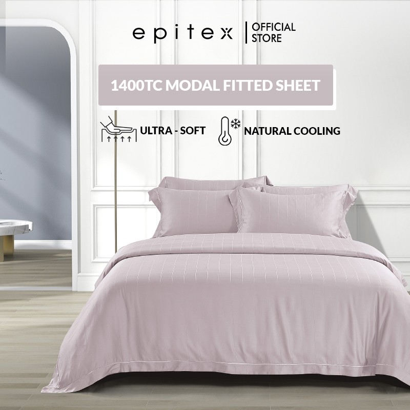 Epitex (Quilt Cover Set) 1400TC Micro Modal Bedsheet | Modal Tencel ...