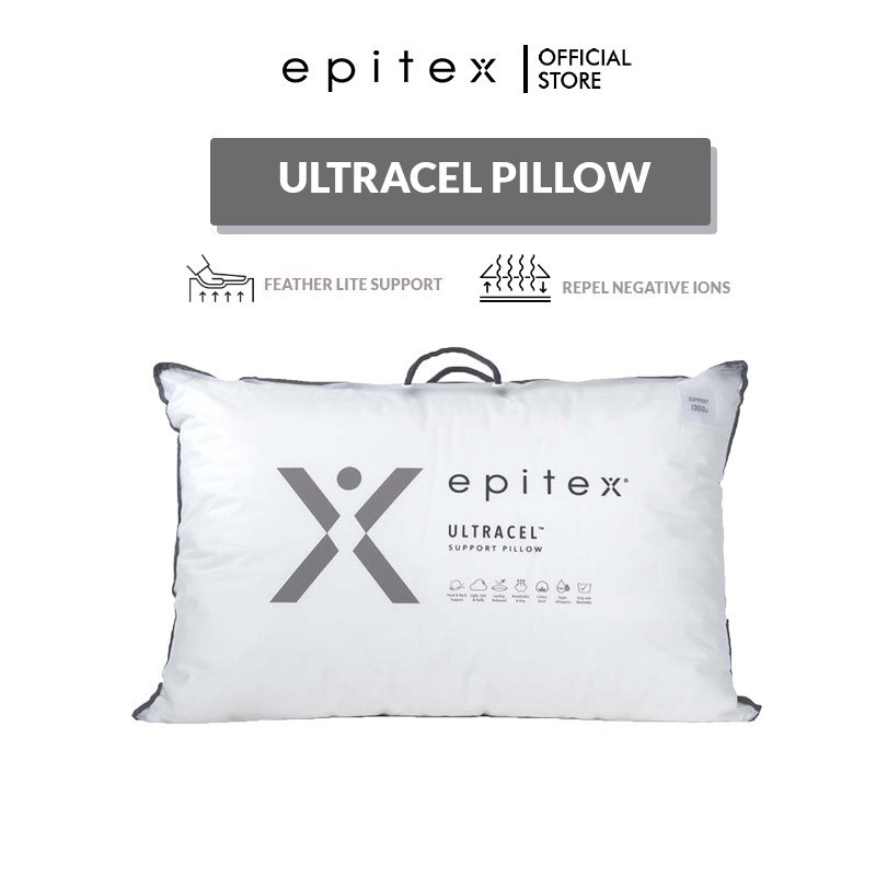 Epitex Ultracel Pillow | Feather Down Pillow (Medium Soft) | Shopee ...