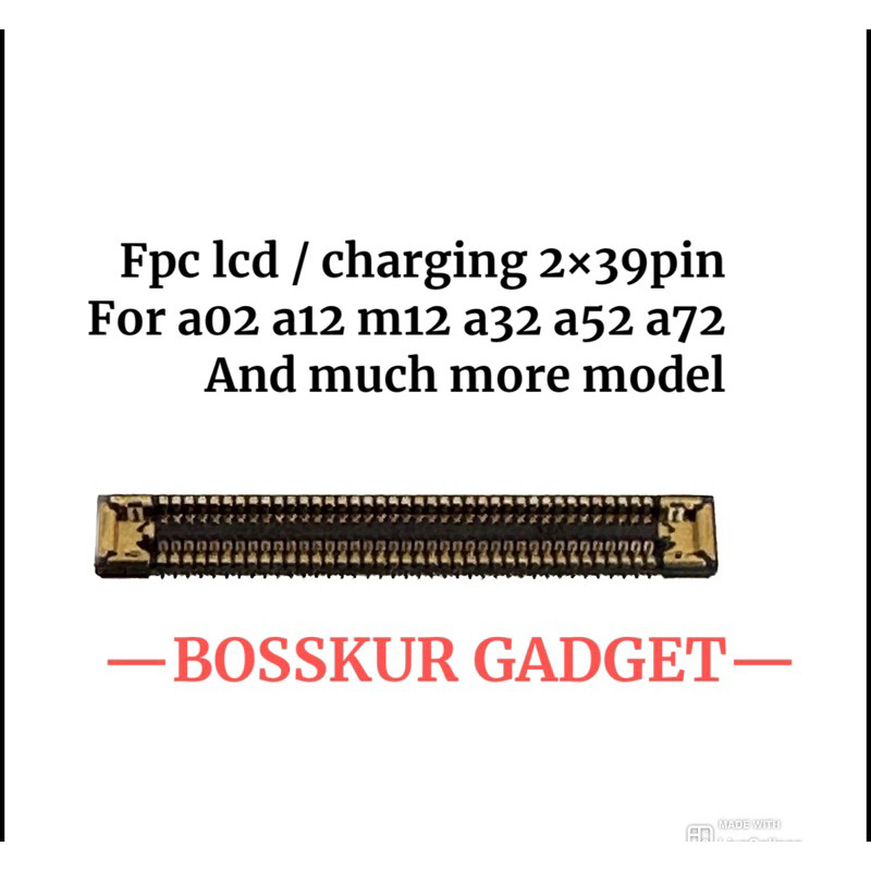 Bosskur Fpc Lcd Connector For Samsung A02 A12 M02 A32 A52 A526b