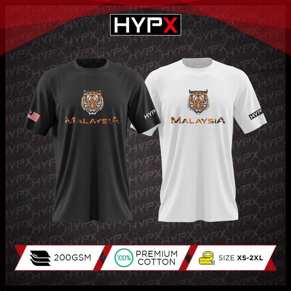 HYPX Graphic TShirt [MALAYSIA EDITION] Harimau Malaya Negaraku Merdeka ...