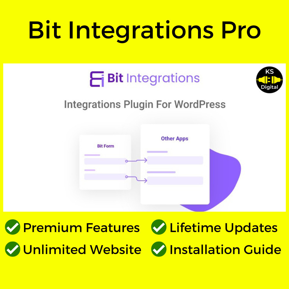 [Latest] Bit Integrations Pro WordPress Plugin (Free Updates + Premium ...