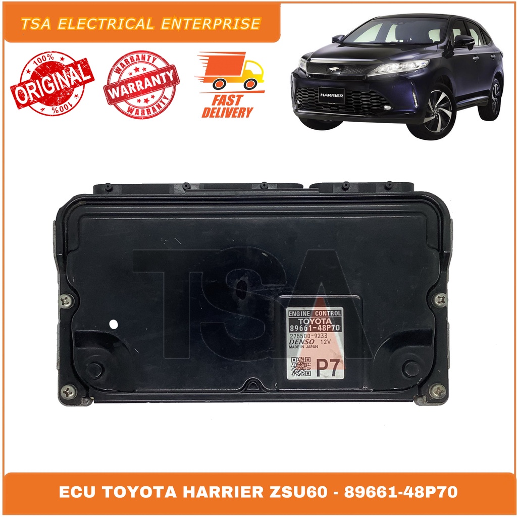 ECU TOYOTA HARRIER ZSU60 - 89661-48P70 [P7] ENGINE CONTROL UNIT ...