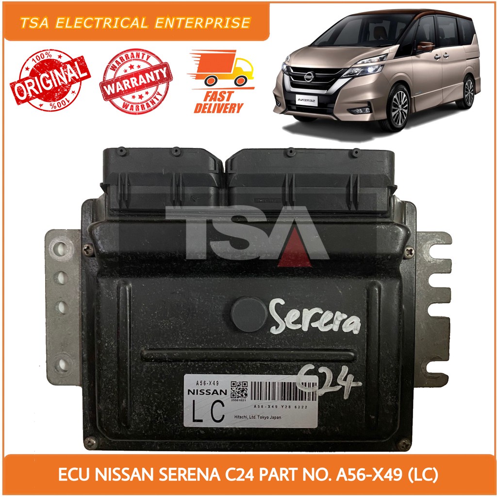 ECU NISSAN SERENA C24 - A56-X49 [AF] [LC] ENGINE CONTROL UNIT | Shopee ...