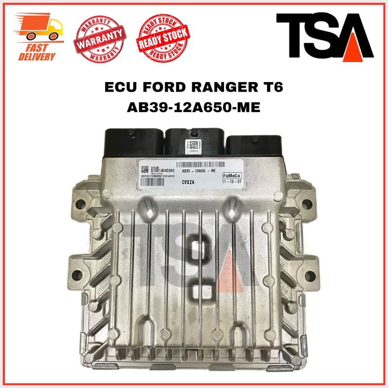 ECU FORD RANGER T6 - AB39-12A650-ME ENGINE CONTROL UNIT | Shopee Malaysia