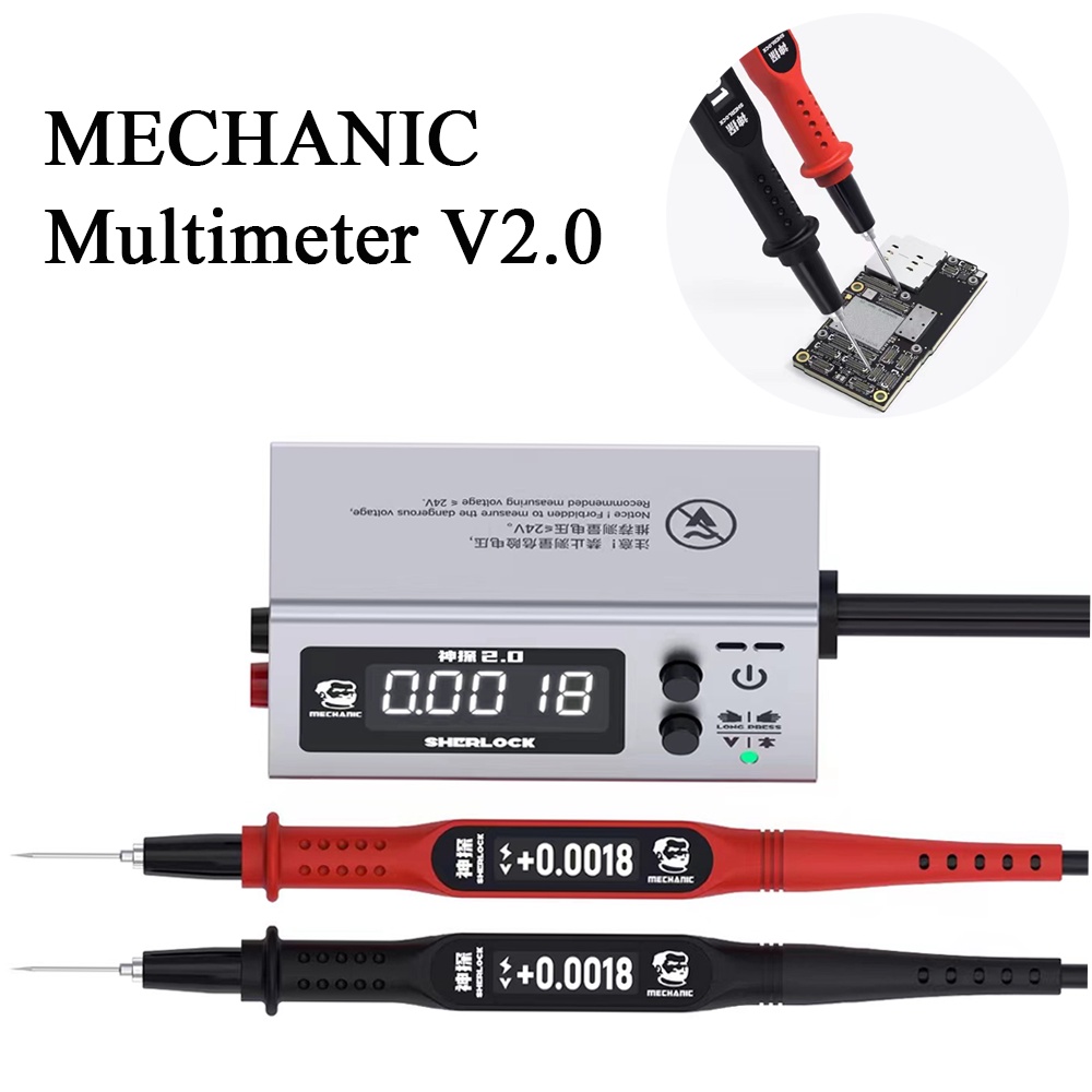 MECHANIC Multimeter V2.0 Voltage Internal Resistance Meter & HD Digital ...