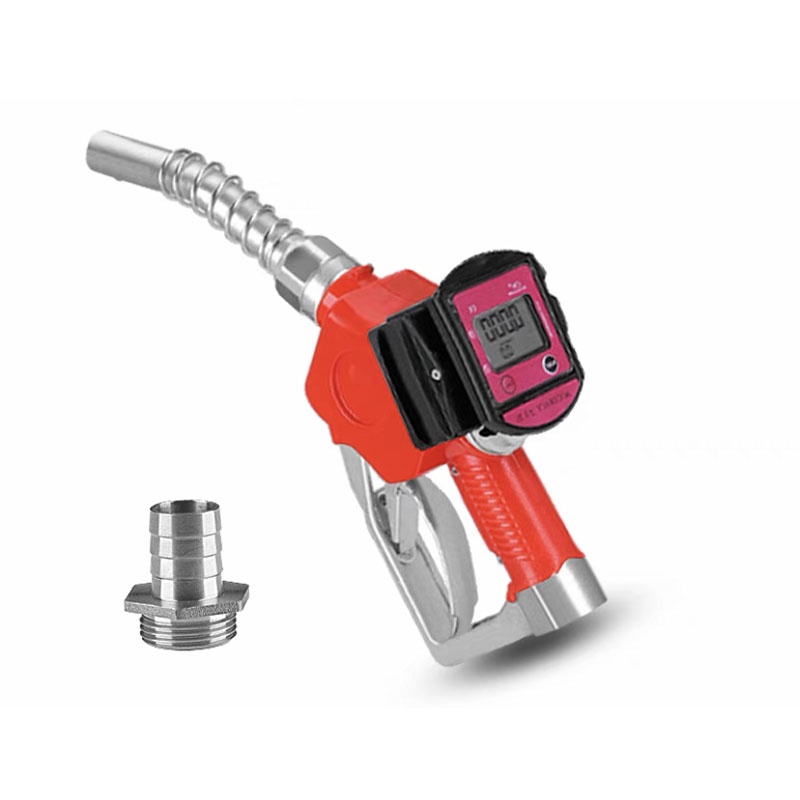 K28 Digital Flow Meter Fueling Nozzle Diesel Kerosene Gasoline Fuel Gun ...