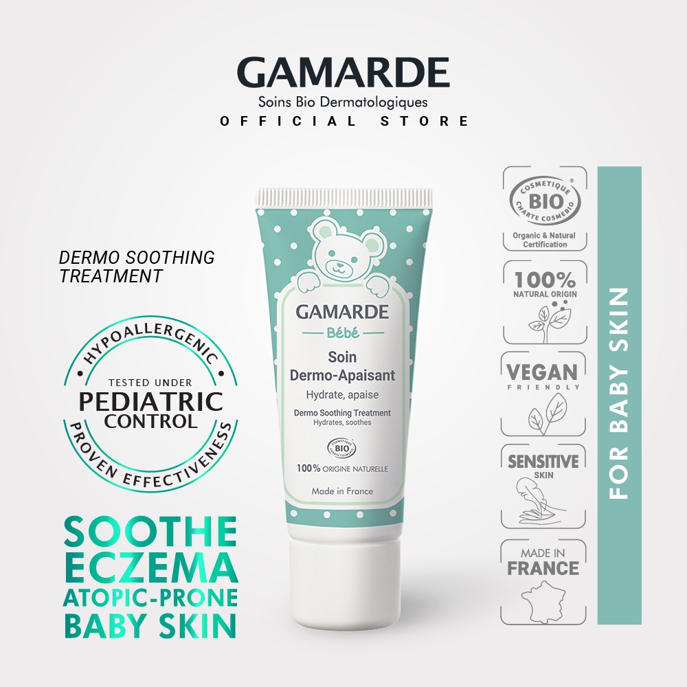 GAMARDE BEBE Organic Baby Dermo Soothing Treatment For Sensitive Atopic ...