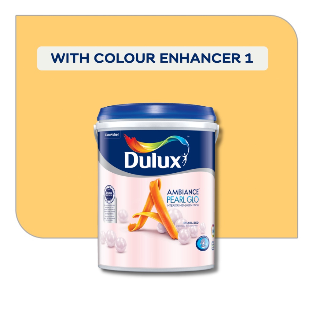Dulux Ambiance Pearl Glo - Interior Wall Paint (with COLOUR ENHANCER 1 ...