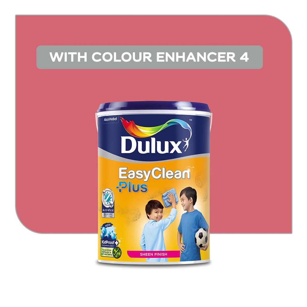 Dulux Easy Clean Plus Interior Wall Paint with Colour Enhancer 4 ...