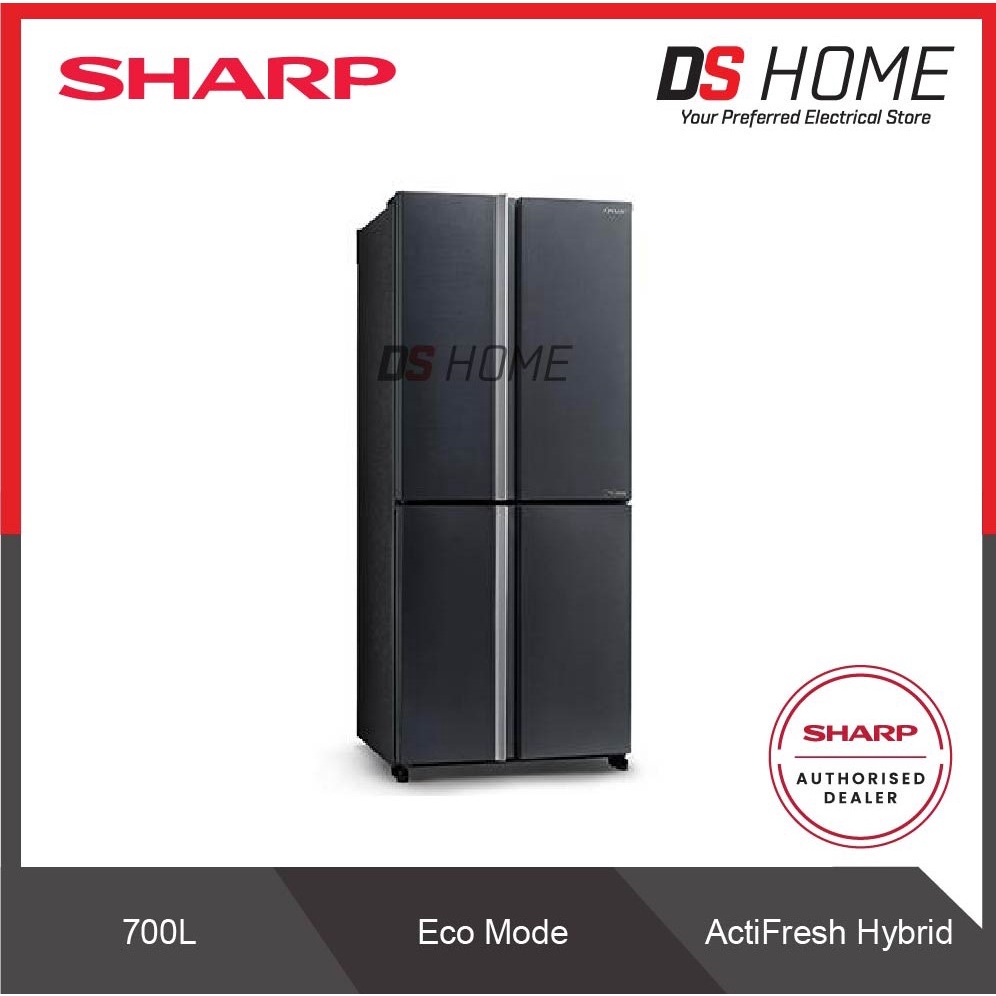 SHARP FRIDGE 4 DOORS 700L AVANCE J-TECH INVERTER (SJF821VMSS) | Shopee ...