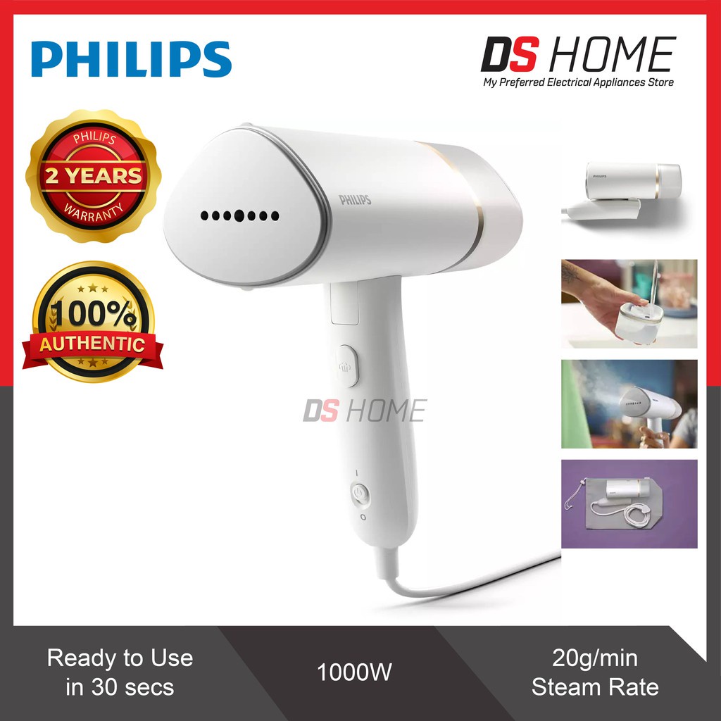 🔥HOT SALES🔥 PHILIPS STH3020/16 GARMENT HANDLED STEAMER 3000 SERIES 20G ...