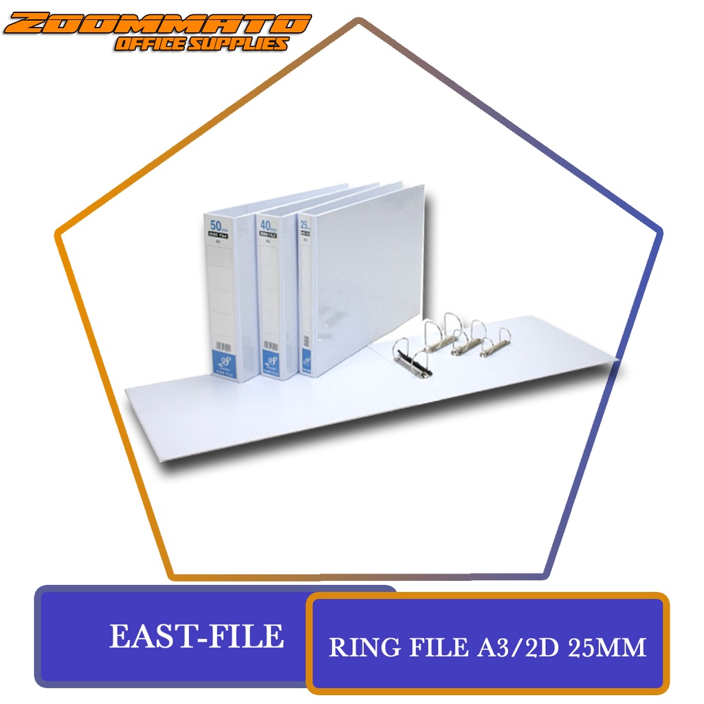 East-File A3 2D PVC Ring File Filing Thickness A3 Size High Quality ...