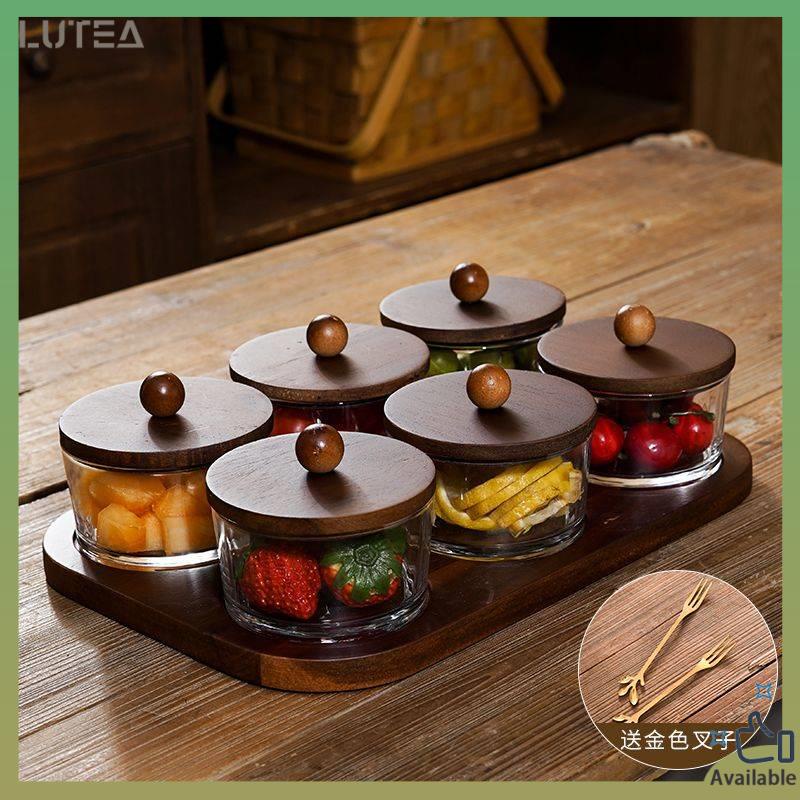 balang kuih raya kaca set Meja kopi ,pinggan buah ,penutup ,,biji ...