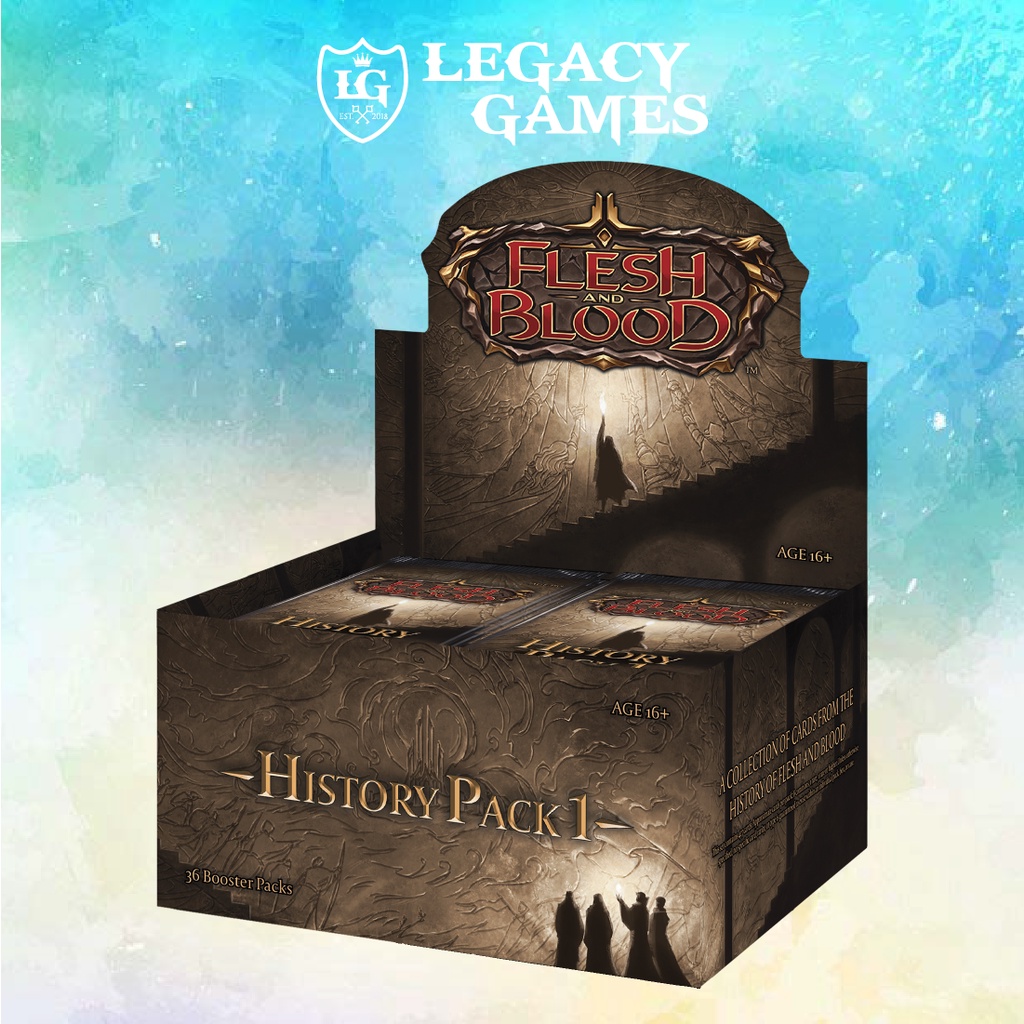 Flesh and Blood TCG History Pack Booster Box 36 Booster Packs FABTCG ...
