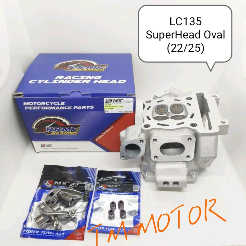 NLK Performance Racing SuperHead/Super Head Oval LC135, 22/25 | Shopee ...