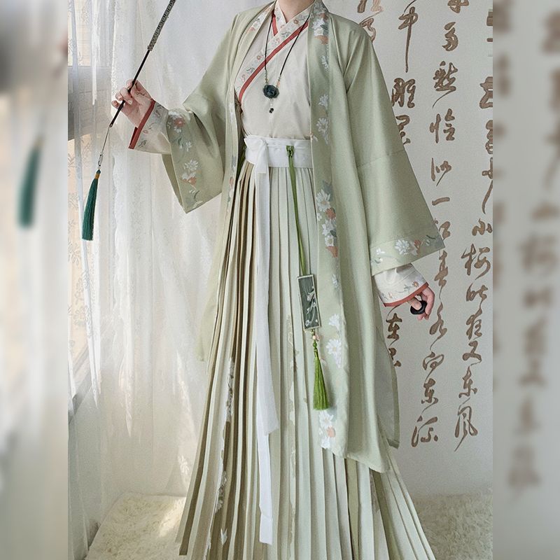 Yunxun Pavilion Like Hanfu Female Made in Song Dynasty Changgan Temple ...