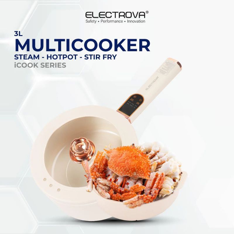 Electrova iCook Series Multi-Function Cooker Pot (3L) | Shopee Malaysia