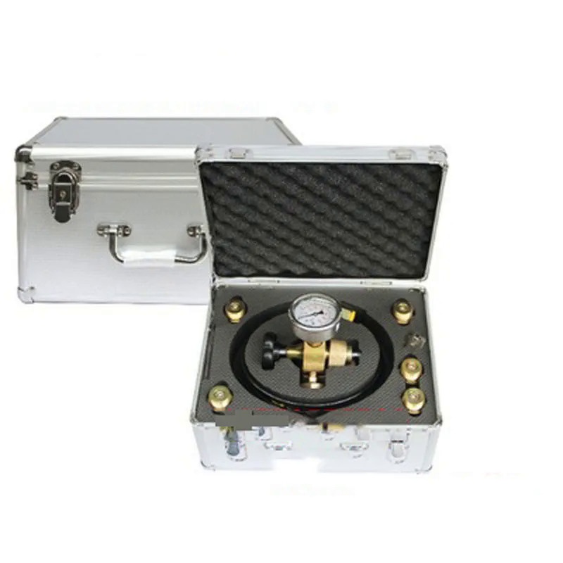 6 in1 Pressure Gauge Test Kit Pressure Gauge Kit Hydraulic Accumulator ...